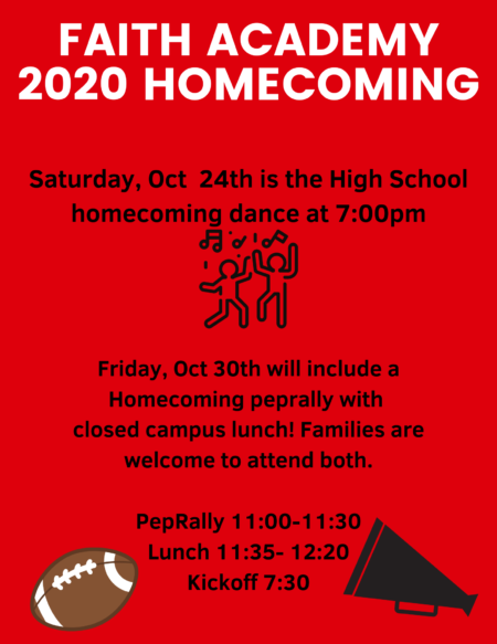 FAITH ACADEMY 2020 HOME COMING (1) | Faith Academy Marble Falls